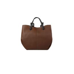 Giulia Monti Tote Bag Walnussbraun Schwarz