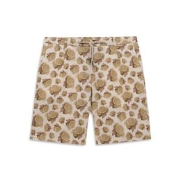 Bermudas Bugatti "Soft touch", Herren, Gr. 48, Normalgr&ouml;&szlig;en, 30, beige, 55% Leinen, 45% Baumwolle, normal, Hosen Bermudas, aus einem Leinen-Mix