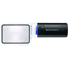 Eschenbach OPTIK Leuchtlupe "mobilux LED, ideal f&uuml;r Senioren", wei&szlig;, Lupen, Handlupe mit echter 3,5x-Vergr&ouml;&szlig;erung und drei Farbfiltern