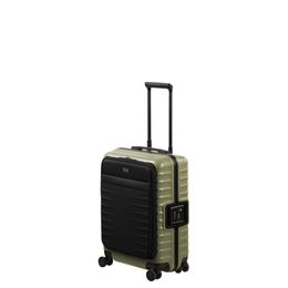 TITAN&reg; Trolley TITAN "OVERSEAS Koffer Hartschale", Gr. B/H/T: 40cm x 55cm x 23cm 42 l, forest gr&uuml;n, Polycarbonat, Koffer, mit TSA-Rahmenschloss, Mono-Lock und kratzresistenter Oberfl&auml;che