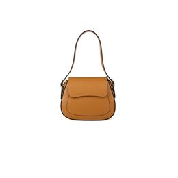 Giulia Monti Schultertasche Hellbraun