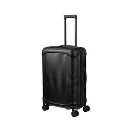 Trolley Travelite "MILLENNIUM Reisekoffer Hartschale", Gr. B/H/T: 46cm x 67cm x 26cm 69 l, schwarz, Polycarbonat, Koffer, aus leichtem Polycarbonat mit stabiler Bauweise und Innenaufteilung