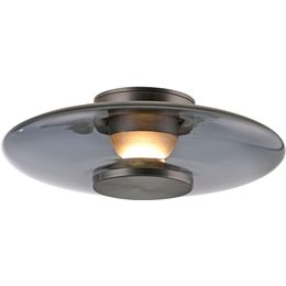 NEUHAUS PURE LED Deckenleuchte "PURE Vitrum", platinfarben, 1, &Oslash; 22cm H: 8,2cm, 1 Stk., Leuchten, Dimmf&auml;hig &uuml;ber separaten Dimmer, zeitloses Design, LED Deckenleuchte