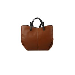 Giulia Monti Tragetasche Goldbraun Schwarz
