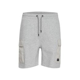 !Solid Sweatshorts SOLID "Sweatshorts SDBarett", Herren, Gr. M, N-Gr, grau (light grau melange), Obermaterial: 100% Baumwolle CO., Hosen Sweatshorts