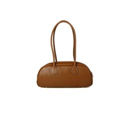 Giulia Monti Schultertasche Walnussbraun