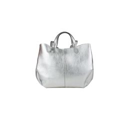 Giulia Monti Shopper Tasche Silber