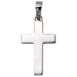 Kreuzanh&auml;nger Jobo "Anh&auml;nger Kreuz", silber (silber 925), Schmuckanh&auml;nger, Damen, Silber 925 (Sterlingsilber), 925 Silber