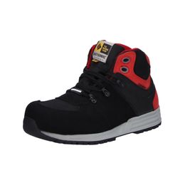 Sicherheitsschuh ToWorkFor "Rebel" Gr. 36, schwarz (schwarz, rot), 36, Obermaterial: 100% sonstige Fasern AF., Schuhe