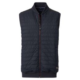 Sweatweste Casamoda "Casamoda Sweatweste uni", Herren, Gr. L, blau (dunkelblau), 60% Baumwolle, 40% Polyester, Westen