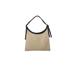 Giulia Monti Umh&auml;ngetasche Hellbeige Schwarz