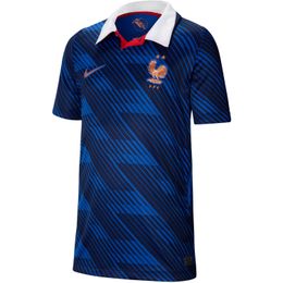 Nike WM 2026 Frankreich Heim Teamtrikot Kinder - Gr&ouml;&szlig;e 158/164 - blau