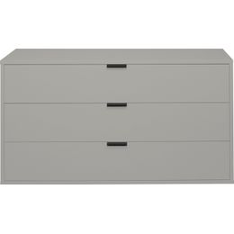 M&auml;usbacher Kommode M&Auml;USBACHER "Bonnie", grau (kreidgrau matt), B:119cm H:67cm T:45cm, Holzwerkstoff, Sideboards, Kommode, Kommode mit 3 Schubk&auml;sten
