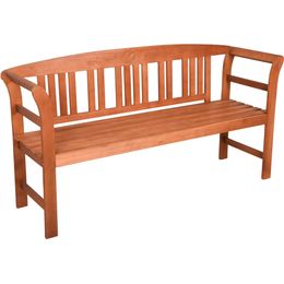 Gartenbank Garden Pleasure "Harland", braun, B:157cm H:82,2cm T:45cm, Holz, Sitzb&auml;nke, Gartenbank
