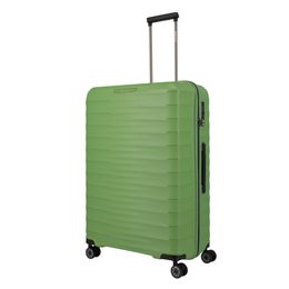 Trolley Travelite "MOOBY Koffer Hartschale", Gr. B/H/T: 51cm x 77cm x 30cm 106 l, gr&uuml;n, Polypropylen, Koffer, mit TSA-Schloss und kratzresistenter Oberfl&auml;che &ndash; leicht und robust