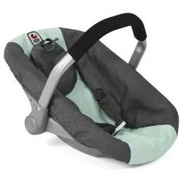 Bayer Chic 2000 Puppen Autositz CHIC2000 "f&uuml;r Puppen bis Gr&ouml;&szlig;e 50 cm", gr&uuml;n (grau, mint), Puppenausstattungen, KinderB:31cm H:32cm T:45cm, Kunststoff, Polyester, Stahl, B:31cm H:32cm T:45cm