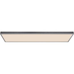 Globo LIGHTING Deckenleuchte "DORO", silberfarben, H: 7,5cm, 1 Stk., Leuchten, Deckenlampe Wohnzimmer-Leuchte Schlafzimmer-Leuchte Flur K&uuml;che, Deckenleuchte