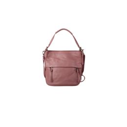 Giulia Monti Schultertasche Blasses Pflaumenlila oder Korallpink