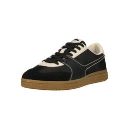 Sneaker Ellesse "Cody", Herren, Gr. 40, schwarz, beige, Lederimitat, Rindsleder, Schuhe Sneaker, in dezentem Retro-Charme