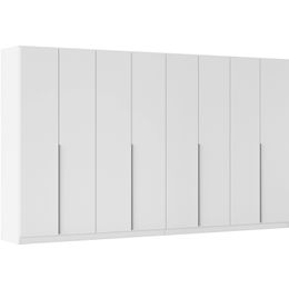 Dreht&uuml;renschrank OTTO HOME "Kleiderschrank Schrank Garderobe AGORDO Schlafzimmer", alpinwei&szlig;, B:360cm H:210cm T:54cm, Holzwerkstoff, Schr&auml;nke, Dreht&uuml;renschrank, durchdachte Innenausstattung, in 8 Breiten und 2 H&ouml;hen MADE IN GERMANY, Topseller