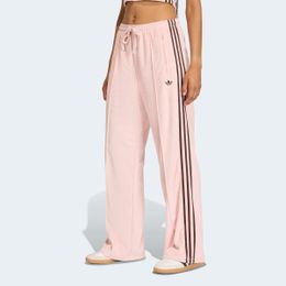 Sporthose adidas originals "TT PANTS", Damen, Gr. L, N-Gr, sandy pink, normal, gr., Obermaterial: 75% Baumwolle, 25% Polyester, Hosen Sporthose