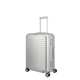 TITAN&reg; Trolley TITAN "ETERNITY Aluminium Koffer Premium", Gr. B/H/T: 50cm x 69cm x 28cm 81 l, silber, Aluminium, Koffer, mit TSA-Rahmenverschluss, Smart Frame, Fl&uuml;sterrollen &ndash; Made in Germany