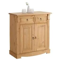 Kommode OTTO HOME "Anna, Sideboard, Anrichte, Stauraumschrank", natur, B:94cm H:88cm T:44cm, FSC-zertifiziertes Massivholz, Sideboards, Kommode, aus massiver Kiefer, Breite 94 cm, mit Kassettenoptik, FSC