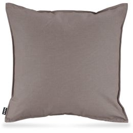 HOCK Dekokissen H.O.C.K. "Caribe Outdoor", grau (taupe, bedruckt), B:50cm L:50cm, Polyacryl (dralon), Dekokissen_Sitzkissen_Kissenh&uuml;llen, wasserabweisend, Kissenh&uuml;lle mit F&uuml;llung, 1 St&uuml;ck