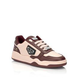 Laufschuh Philipp Plein "Street", Damen, Gr. 35, Normalschaft, 0335, pink, bordeaux, Schuhe Laufschuh