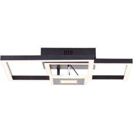 Brilliant LED Deckenleuchte "Avanza", schwarz, H: 9cm, Leuchten, LED-Profilleuchte, 40 x 40 cm, 2900 lm, 3000 K, schwenkbar, schwarz, LED Deckenleuchte