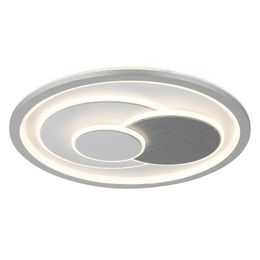 Globo LIGHTING Deckenleuchte "RUIZ I", wei&szlig; matt, &Oslash; 48cm H: 5,7cm, 1 Stk., Leuchten, Deckenlampe Wohnzimmer-Leuchte Schlafzimmer-Leuchte Flur K&uuml;che, Deckenleuchte