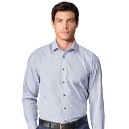 Businesshemd Venti "Venti Businesshemd gestreift", Herren, Gr. 39, Normalgr&ouml;&szlig;en, blau (hellblau), 100% Baumwolle, gestreift, schmal, Hemden