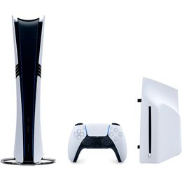 Playstation 5 Konsolen-Set "Playstation 5 Pro Konsole inkl. Disk-Laufwerk", schwarz-wei&szlig; (wei&szlig;, schwarz), B:8,9cm H:21,6cm T:38,8cm, Spielekonsolen, Playstation 5 Pro Konsole inkl. Disk-Laufwerk