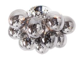 Deckenleuchte Grau/Chromefarbe max. 40 Watt Deckenlampe