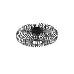 Trio Deckenleuchte Johann Schwarz max. 60 Watt Deckenlampe