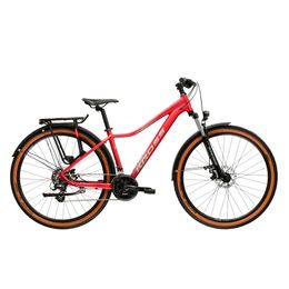 Mountainbike KROSS "29" Damen-MTB Hardtail Lea X200 EQ 2026" Gr. 43, rosa, schwarz, Fahrr&auml;der, Damen, 43cm, 29 Zoll (73,66cm) hinten: 29 Zoll (73,66cm)