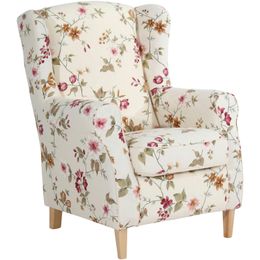 Max Winzer Ohrensessel Lorris Multicolor Flachgewebe