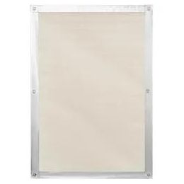 Dachfensterrollo LICHTBLICK ORIGINAL "Haftfix Hitzeschutz Abdunkelung" Gr. 1, beige, B:94cm H:92cm, Polyester, Rollos, mit Thermobeschichtung, mit Saugnapf