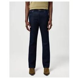 Bootcut-Jeans Wrangler "WRANCHER", Herren, Gr. 32, L&auml;nge 32, moonlight rinse, Denim/Jeans, Obermaterial: 56% Baumwolle, 25% Polyester, 13% Lyocell, 5% Elastomultiester, 1% sonstige Fasern, unifarben, bootcut fit lang, Jeans, Low-Stretch