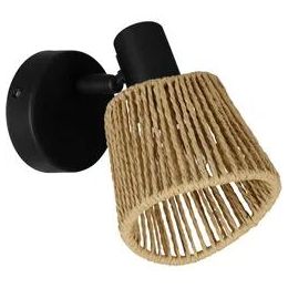 Eglo Deckenleuchte "KEELBY Spotlampe - Stahl - E14 - 1X40W - IP20", schwarz, 1, H: 16cm, 1 Stk., Leuchten, Wandlampe, Wandleuchte, Strahler, Leselampe, L11 x H16 x AL14 cm, Deckenleuchte