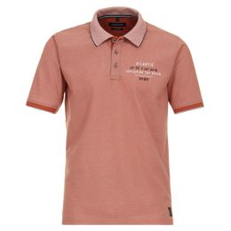Poloshirt Casamoda "Casamoda Polo-Shirt uni", Herren, Gr. L, orange, 50% Baumwolle, 50% Polyester, Shirts