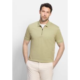 Poloshirt OLYMP "OLYMP Casual Wirk, regular fit", Herren, Gr. L, mint, 100% Baumwolle, Shirts
