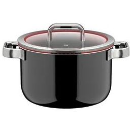 Kochtopf WMF "Fusiontec Function Pro", schwarz, B:28cm H:21cm L:33cm &Oslash;:24cm, T&ouml;pfe, Kochtopf, integrierte Siebfunktion, sp&uuml;lmaschinengeeignet, Made in Germany