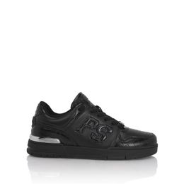 Laufschuh Plein Sport "Low-Top Sneakers PS Cocco", Damen, Gr. 35, Normalschaft, 0202, schwarz, schwarz, Schuhe Laufschuh