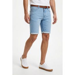 Only & Sons Shorts ONLY & SONS "ONSPLY BOX PIM JOG DNM SHORTS OTL", Herren, Gr. XL, N-Gr, light blau denim, Web, Obermaterial: 64% Baumwolle, 31% Polyester, 3% Viskose, 2% Elasthan, unifarben, regular fit knielang, Hosen Shorts