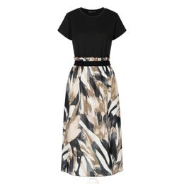 Shirtkleid CLOUD 5IVE "CLOUD 5IVE T-Shirt-Dress", Damen, Gr. L, US-Gr&ouml;&szlig;en, multicolor, 95% Polyester, 5% Elasthan, normal, Rundhals, Kleider Shirtkleid