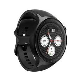 Motorola moto watch, Smartwatch schwarz, mit schwarzem Silikon-Armband