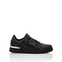 Laufschuh Plein Sport "Lo-Top Turnschuhe", Damen, Gr. 36, Normalschaft, schwarz (0202, schwarz, schwarz), Schuhe Laufschuh