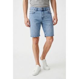 Only & Sons Shorts ONLY & SONS "ONSWEFT BOX PIM DNM SHORTS VD", Herren, Gr. S, N-Gr, light blau denim, Web, Obermaterial: 50% Baumwolle, 30% Polyester, 18% Viskose, 2% Elasthan, unifarben, regular fit, Hosen Shorts