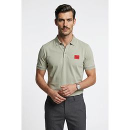 Poloshirt Hugo "Dereso", Herren, Gr. L, light, pastel gr&uuml;n337, Jersey, Obermaterial: 100% Baumwolle, unifarben, slim fit normal, Rundhals, B&uuml;ndchen, Shirts, Slim Fit, Kurzarm, Hugo Weblabel